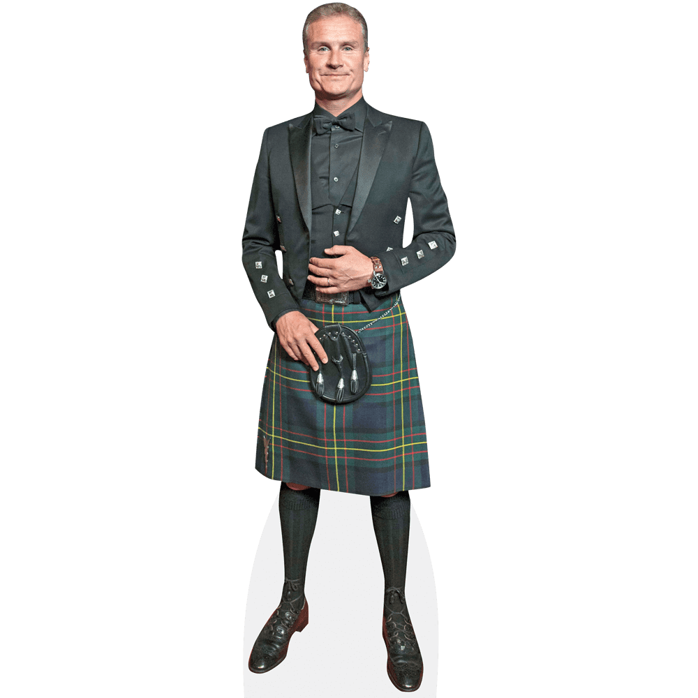 David Coulthard (Kilt) Life Size Cutout. Standee. - Walmart.com