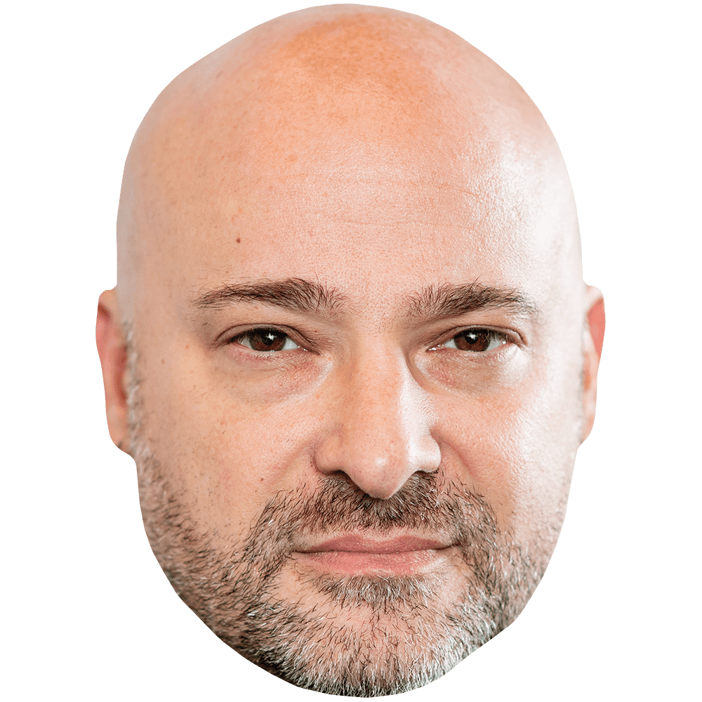 David Draiman (Beard) Celebrity Mask, Flat Card Face, Fancy Dress Mask ...