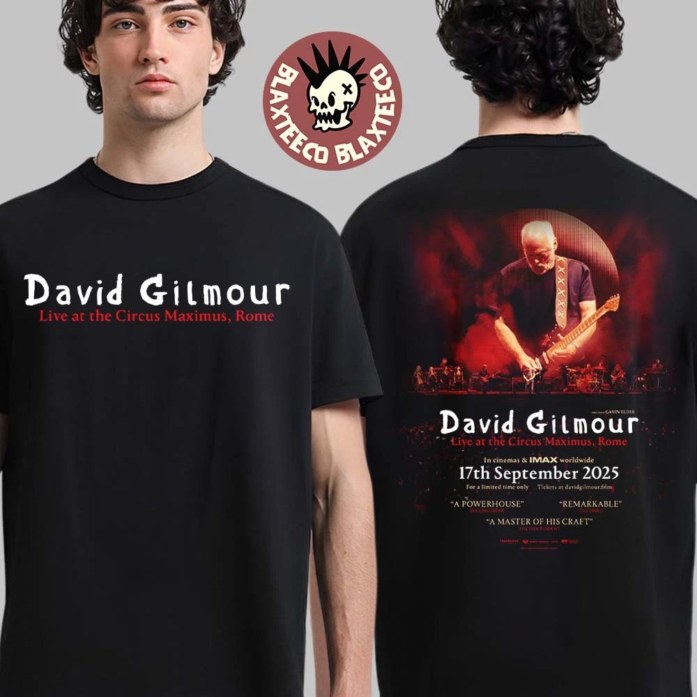 David Gilmour Circus Maximus Rome 2025 IMAX Worldwide T-Shirt - Walmart.com