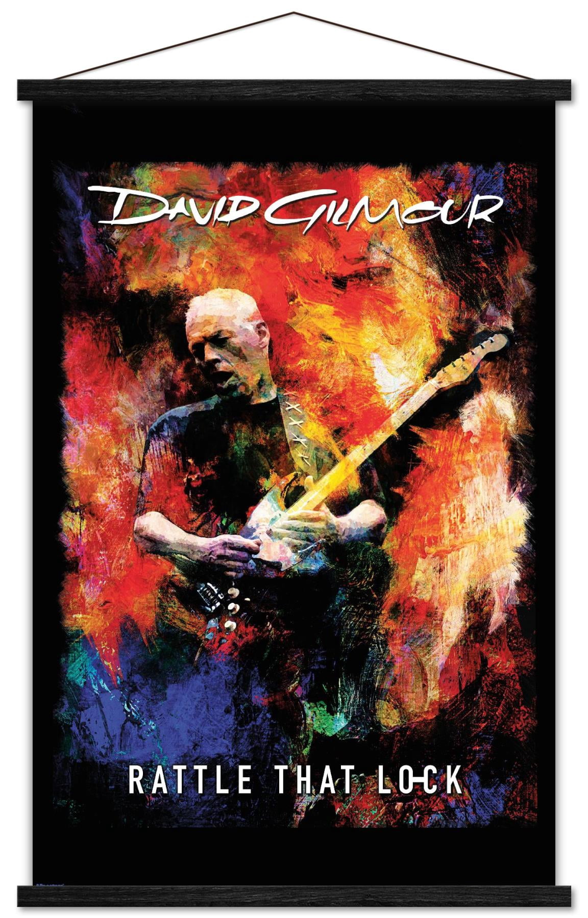 David Gilmour - Rattle That Lock Wall Poster with Magnetic Frame, 22. ...