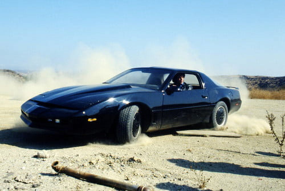 David Hasselhoff Driving Knight Rider Trans Am Pontiac Firebird Car ...