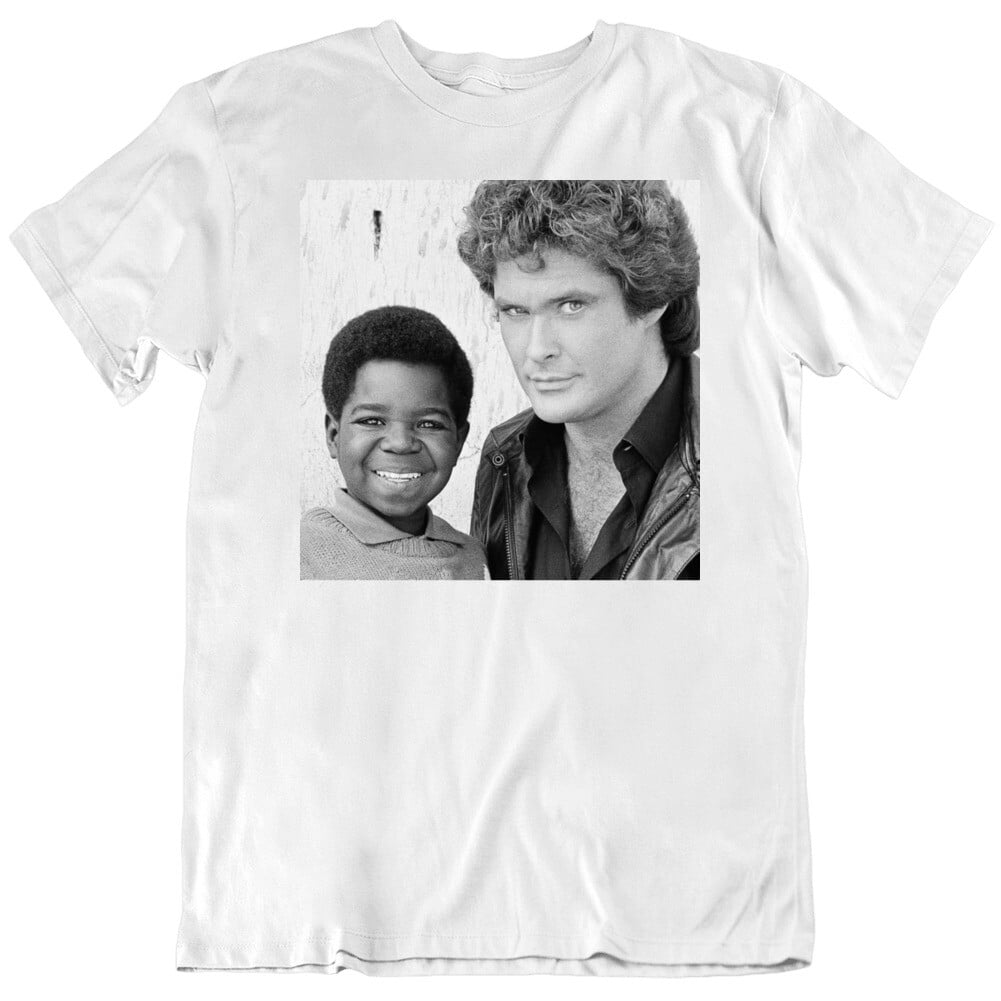 David Hasselhoff Gary Coleman Knight Rider Different Strokes 80s Fan T ...