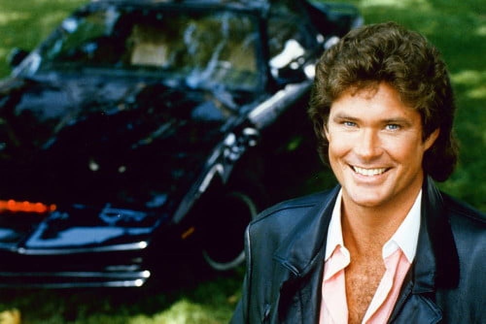 David Hasselhoff Knight Rider By Kitt 24X36 Poster - Walmart.com