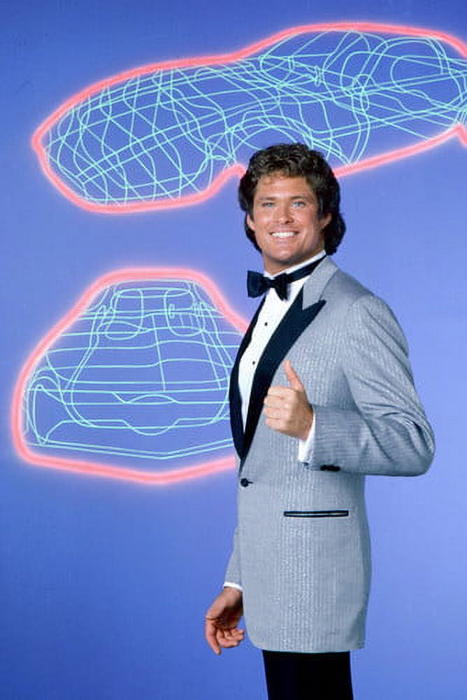 David Hasselhoff Knight Rider Tuxedo Kitt Blueprint Car Design 24x36 ...