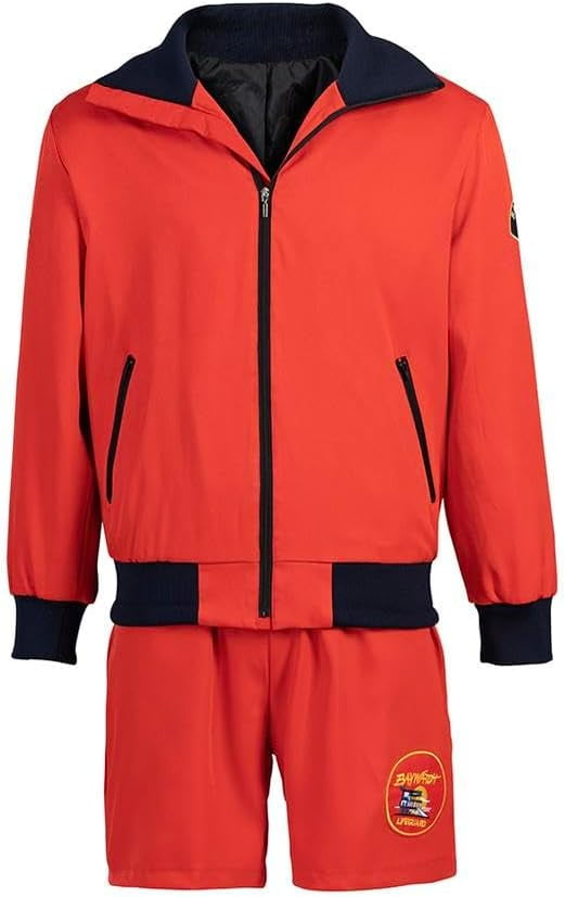 David Hasselhoff Outfit Sets Pam and Tommy Red Jacket Coat Shorts Full ...