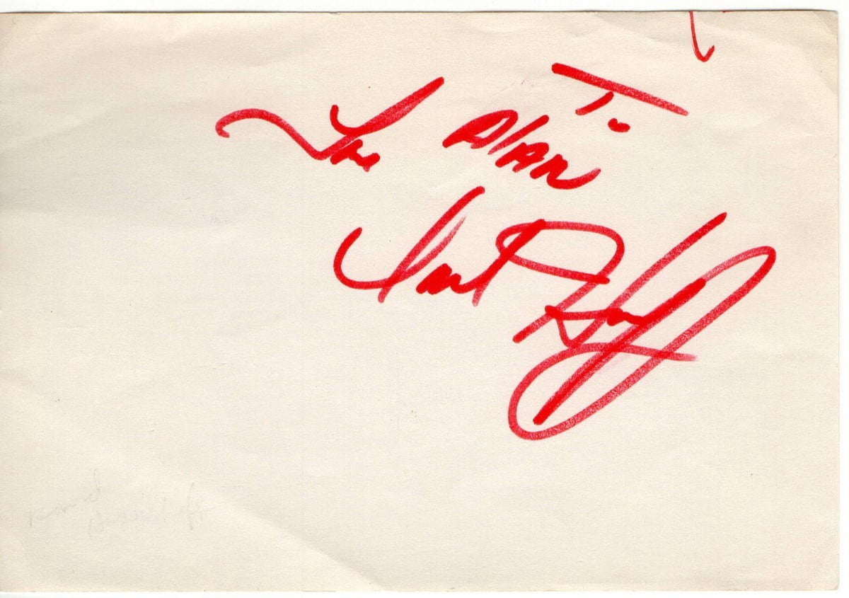 David Hasselhoff Signed Autographed Cut Autograph Baywatch "To Alan ...