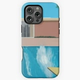 David Hockney Inspired Art Fun Illustration iPhone Case 17 16 15 14 13 ...