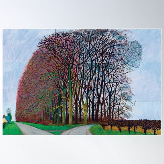 David Hockney Print Poster Wall Art, UNFRAMED PAPER POSTER, Home Decor ...