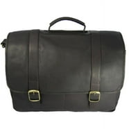 Sharo Soft Leather Laptop Messenger Bag and Brief Extra Wide for 17" Laptop - Walmart.com