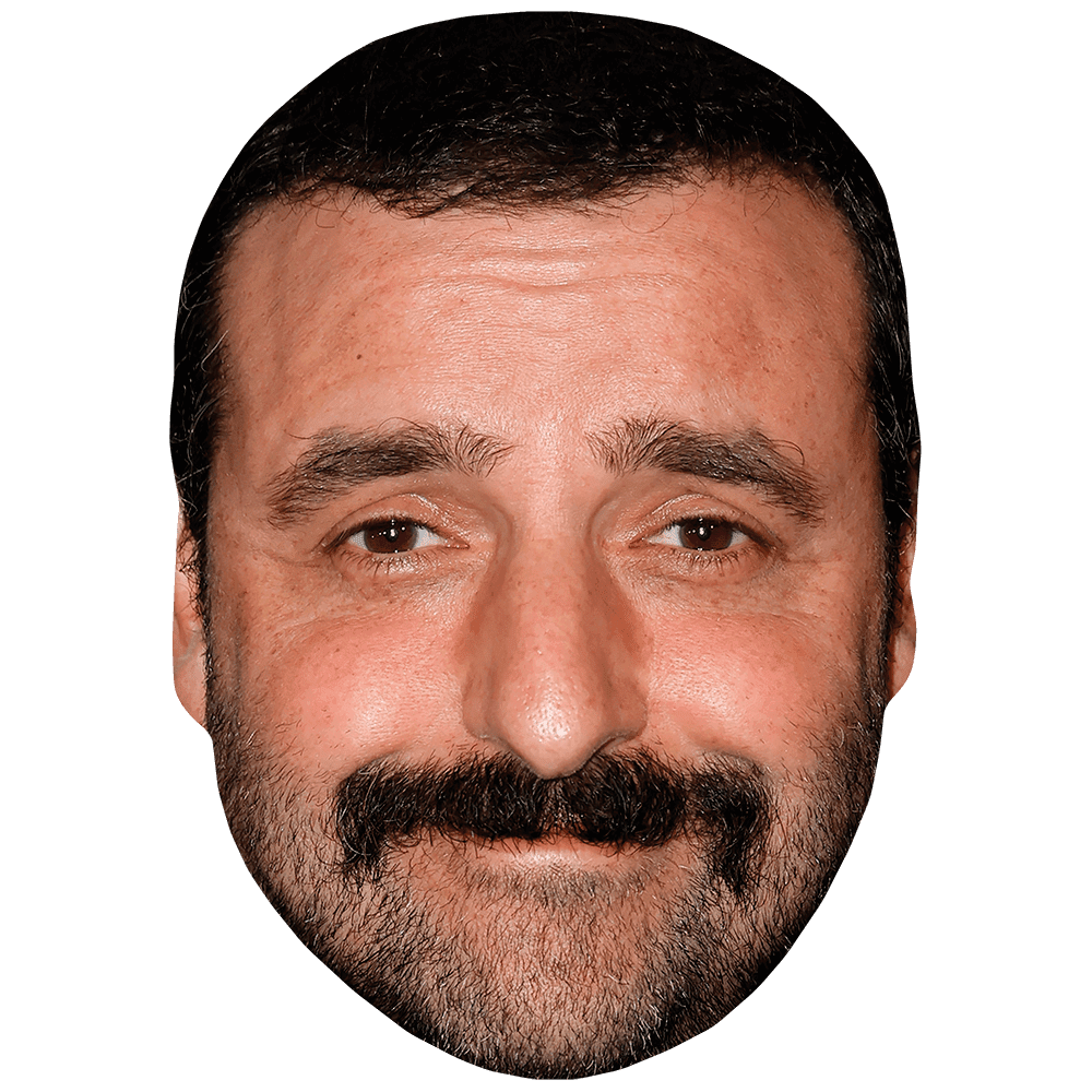 David Krumholtz (Moustache) Celebrity Mask, Flat Card Face, Fancy Dress ...