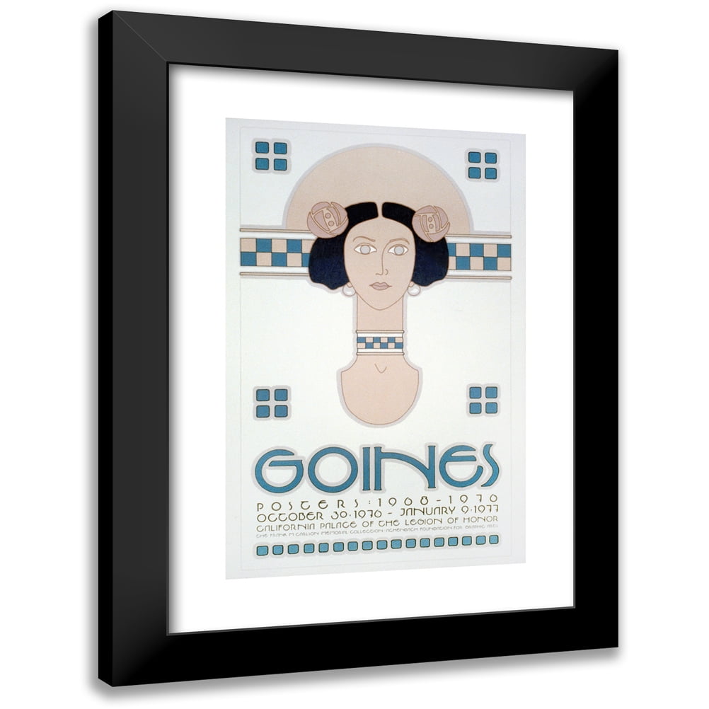 David Lance Goines 11x14 Black Modern Framed Museum Art Print Titled ...