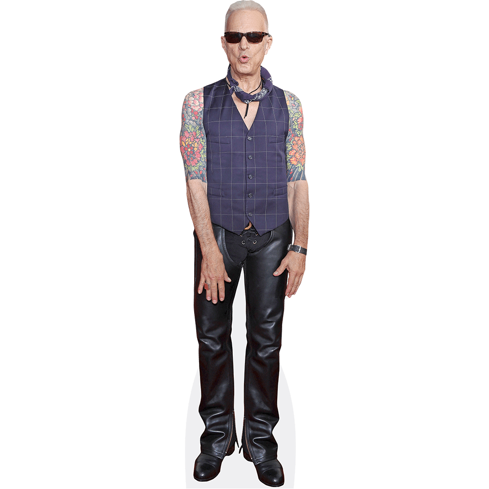 David Lee Roth (Tattoos) Mini Size Cutout. Standee. - Walmart.com