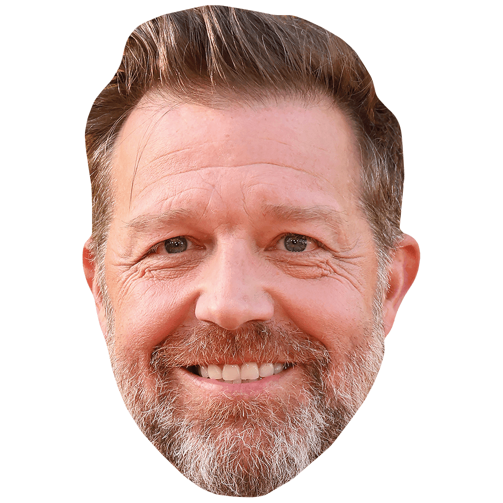 David Leitch (Smile) Celebrity Mask, Flat Card Face, Fancy Dress Mask ...