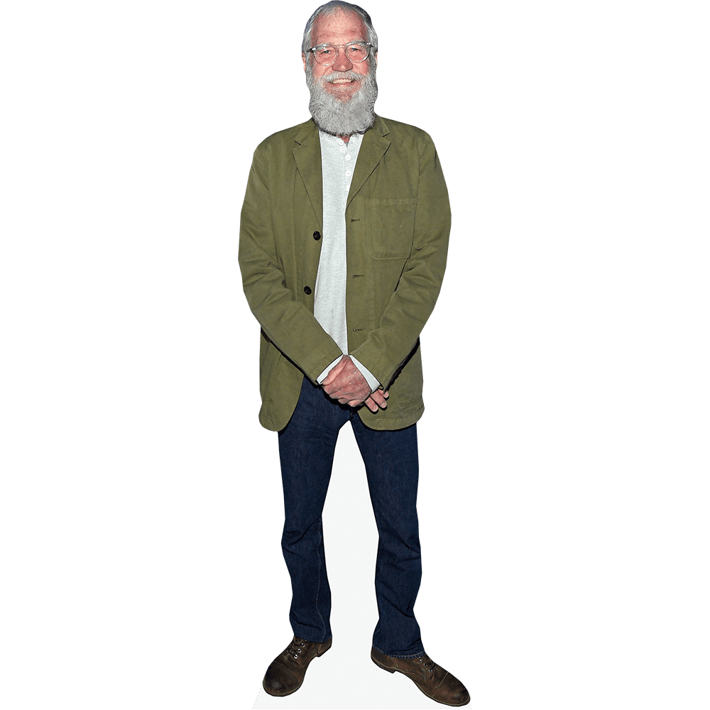 David Letterman (Green Jacket) Lifesize Cardboard Cutout Standee ...