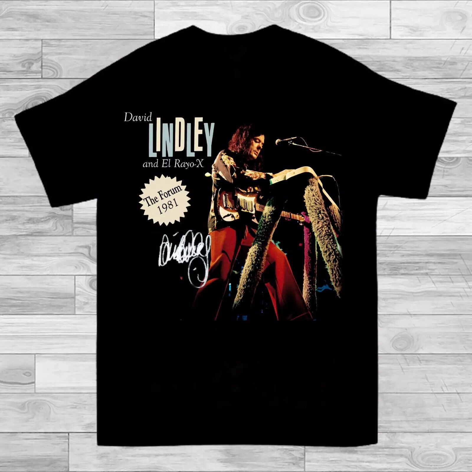 David Lindley and Jackson Browne 1981 Black All Size Unisex T-Shirt ...