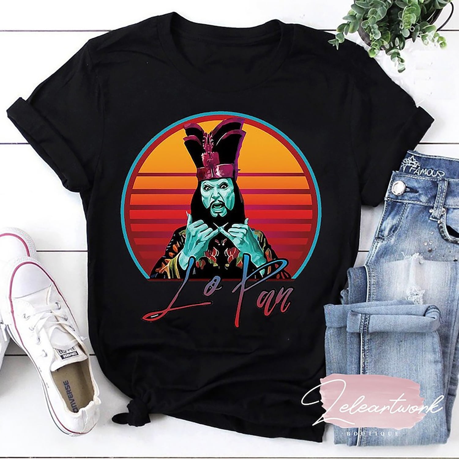 David Lo Pan Big Trouble In Little China Movie Vintage T-Shirt, David ...