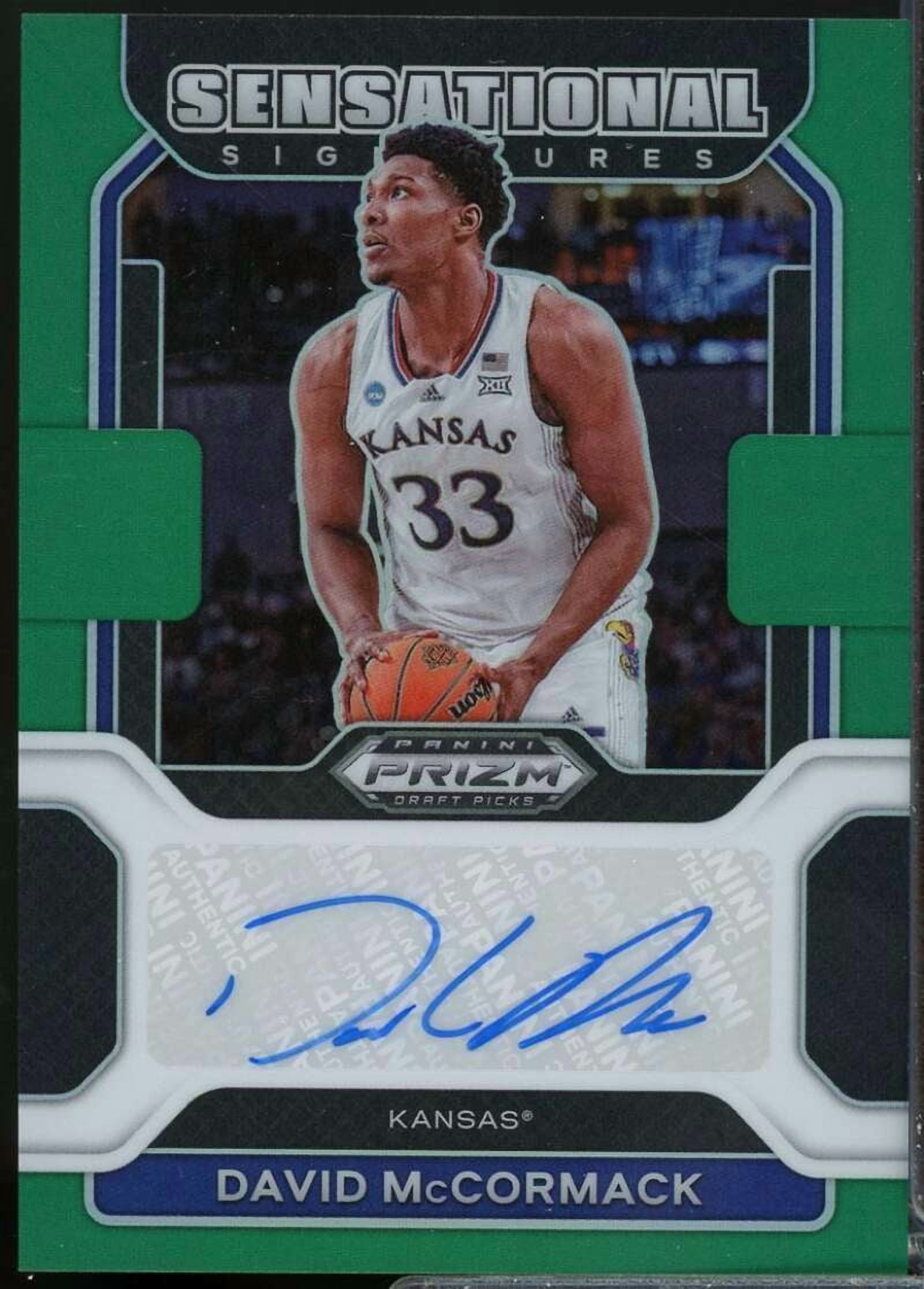 David McCormack 2022-23 Prizm Draft Sensational Signatures Autograph ...