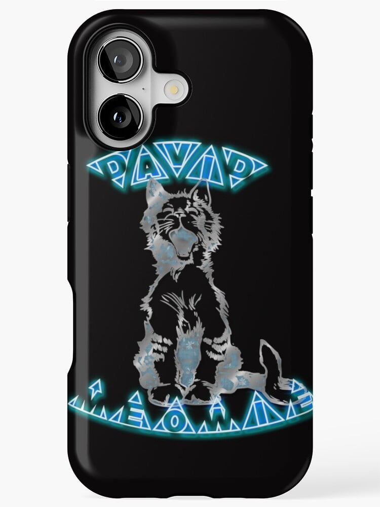 David Meowie Funny Cat Meme Inspired Bold Typography Pop Culture Quote ...
