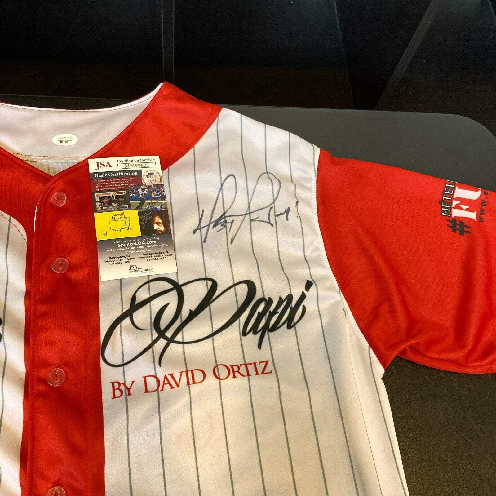 David Ortiz Signed Big Papi Special Edition Authentic Jersey With JSA ...