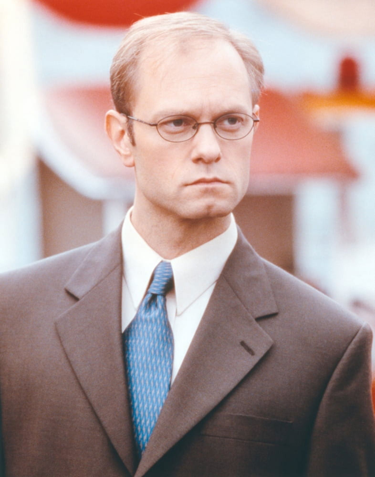 David Pierce Portrait in Brown Suit with Blue Tie Photo Print (8 x 10 ...