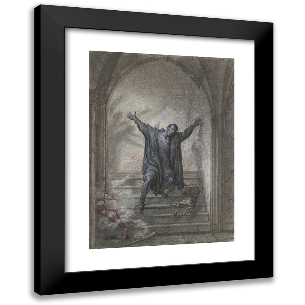 David-Pierre Giottino Humbert de Superville 11x14 Black Modern Framed ...