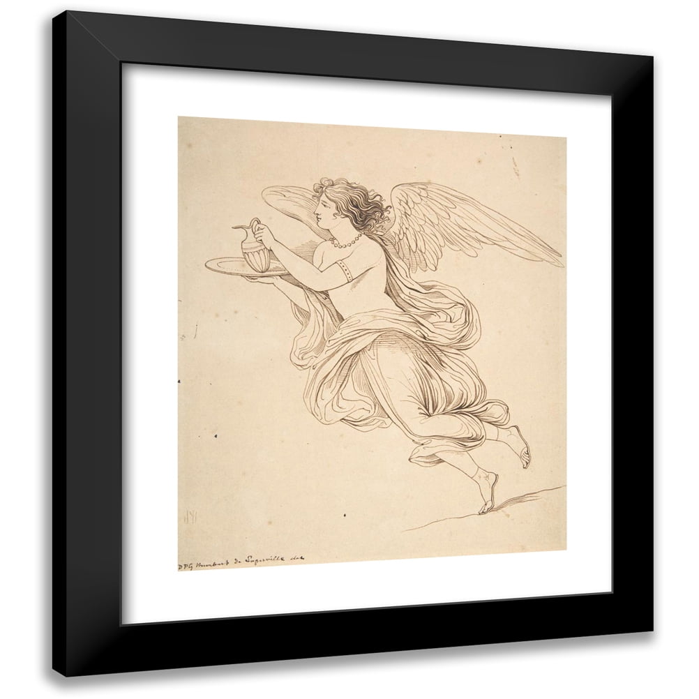 David-Pierre Giottino Humbert de Superville 12x14 Black Modern Framed ...