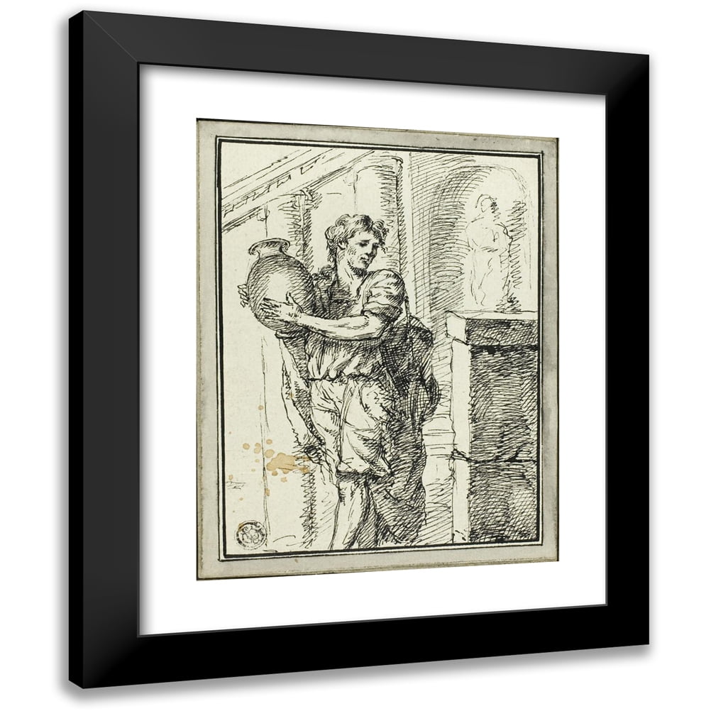 David-Pierre Giottino Humbert de Superville 12x14 Black Modern Framed ...