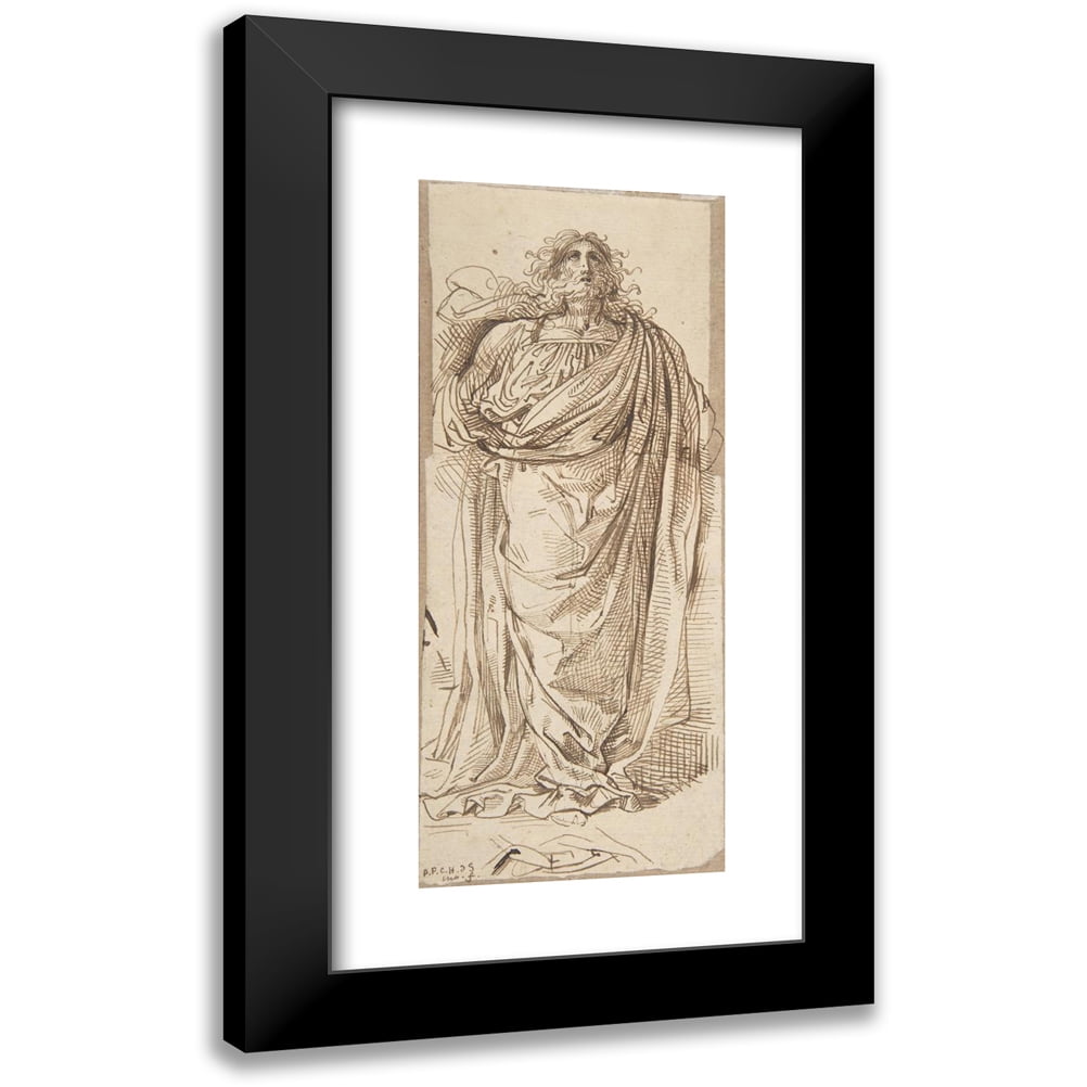 David-Pierre Giottino Humbert de Superville 12x24 Black Modern Framed ...