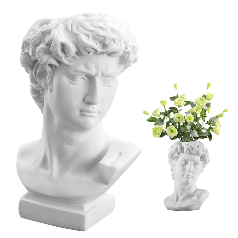 Cccanaooolceie David Resin Statue Vase - Medium 12cm high - Walmart.com