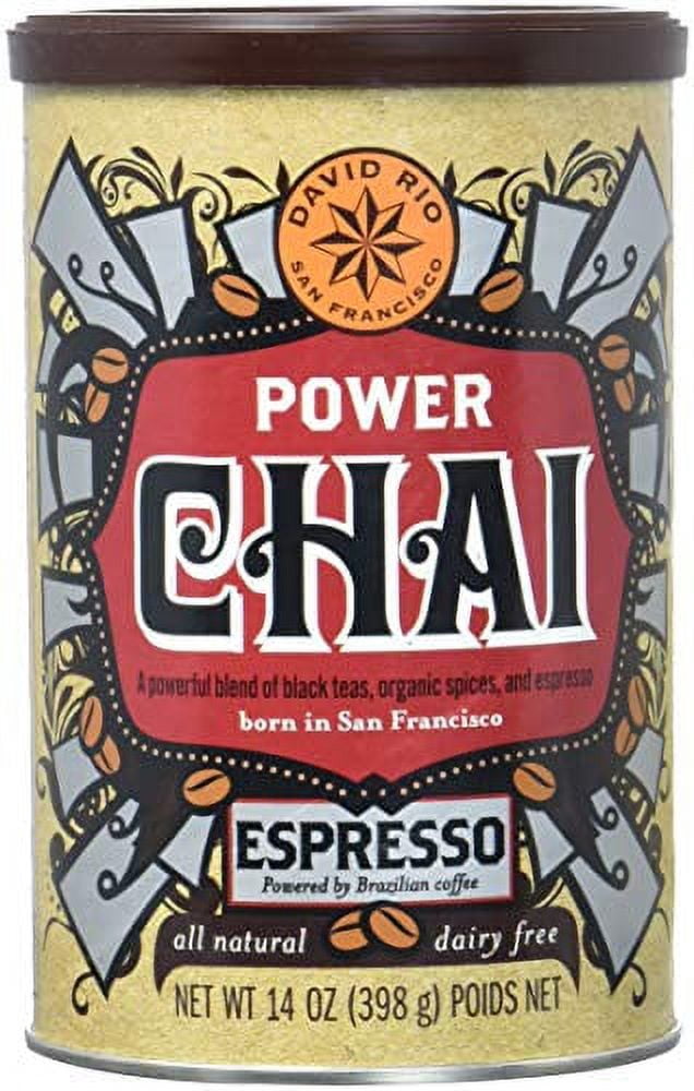 David Rio Power Chai with Espresso, 14 Ounce (Pack of 1) - Walmart.com