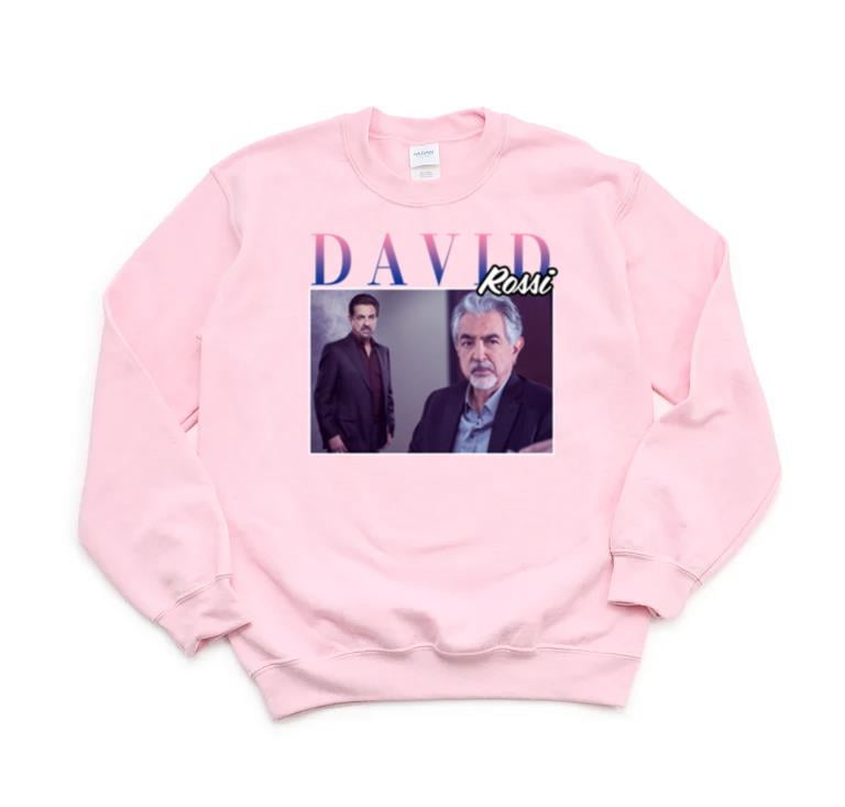 David Rossi Criminal Minds 90s Style TV Fan FBI BAU Agent Joe Mantegna Sweatshirt, for men ...