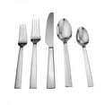 David Shaw Silverware Ascetic 20 Piece 18/10 Stainless Steel Flatware ...