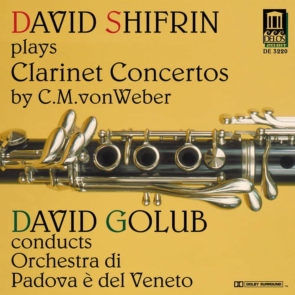 David Shifrin - Weber Clarinet Concertos - Music & Performance - CD ...