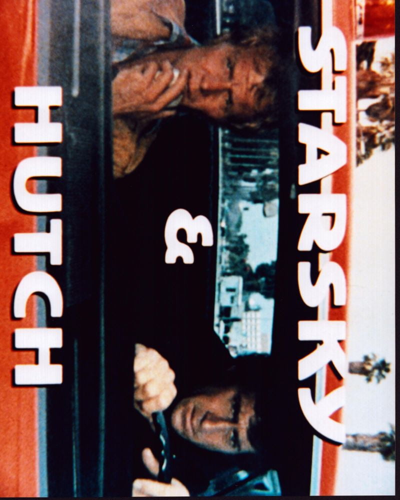 David Soul And Paul Michael Glaser In Car Starsky And Hutch With Title ...