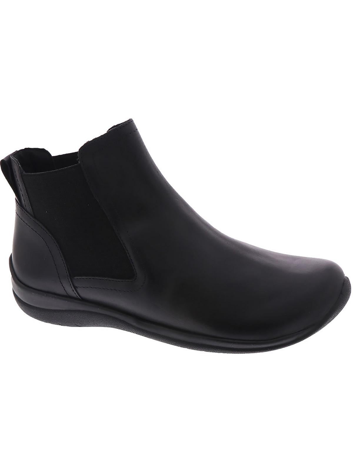 David Tate Womens Space Leather Chelsea Booties - Walmart.com
