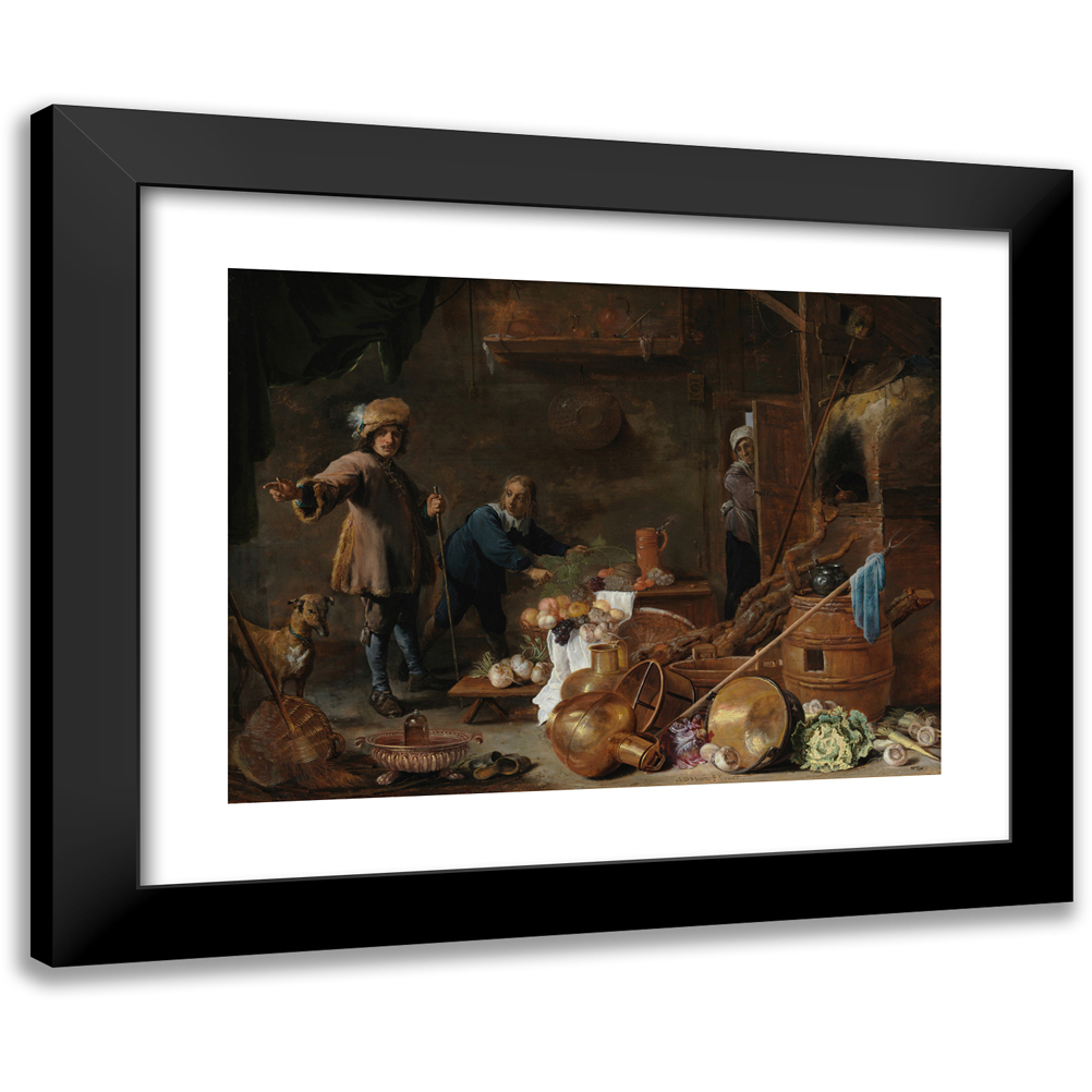 David Teniers The Younger 18x14 Black Modern Framed Museum Art Print ...