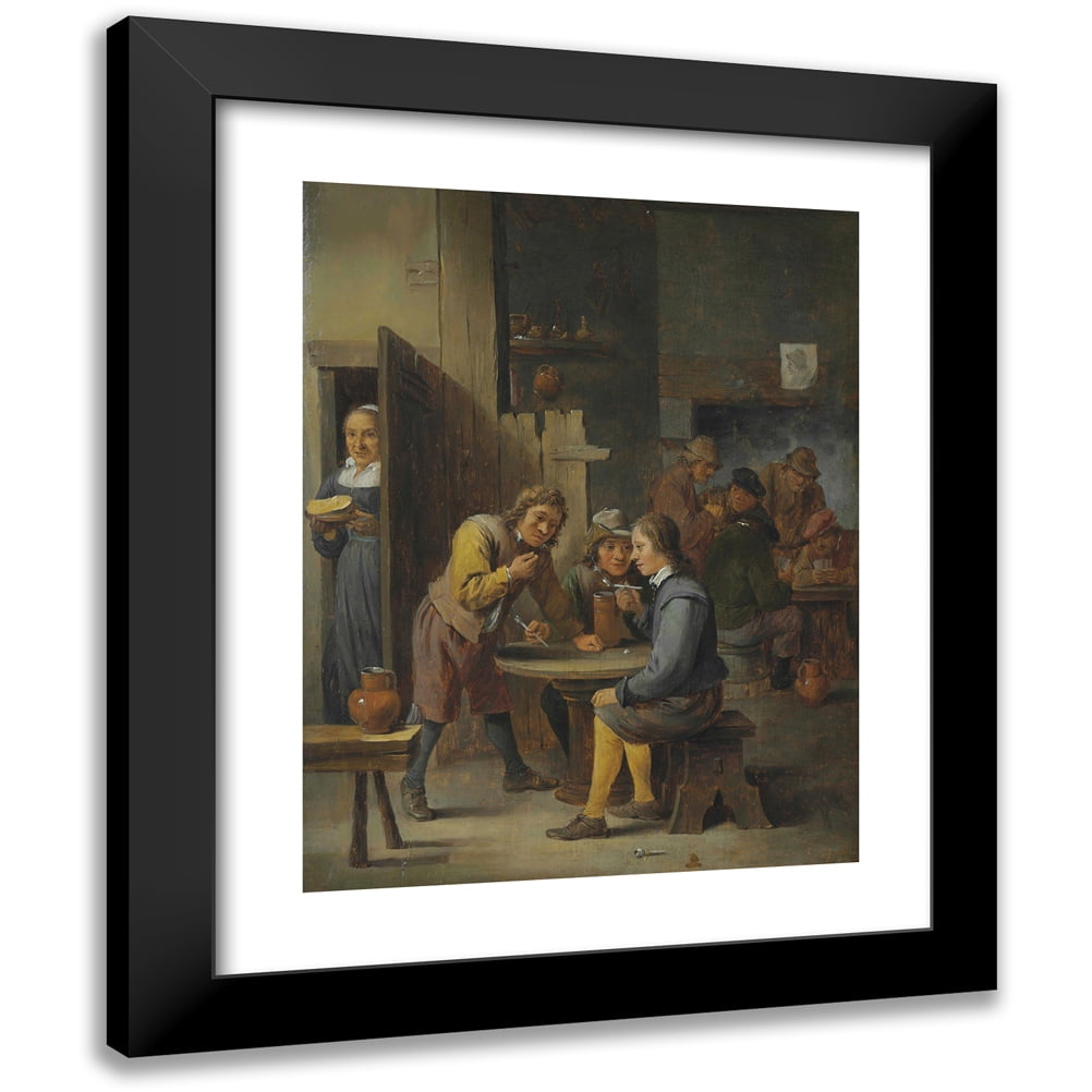 David Teniers The Younger 19x24 Black Modern Framed Museum Art Print ...