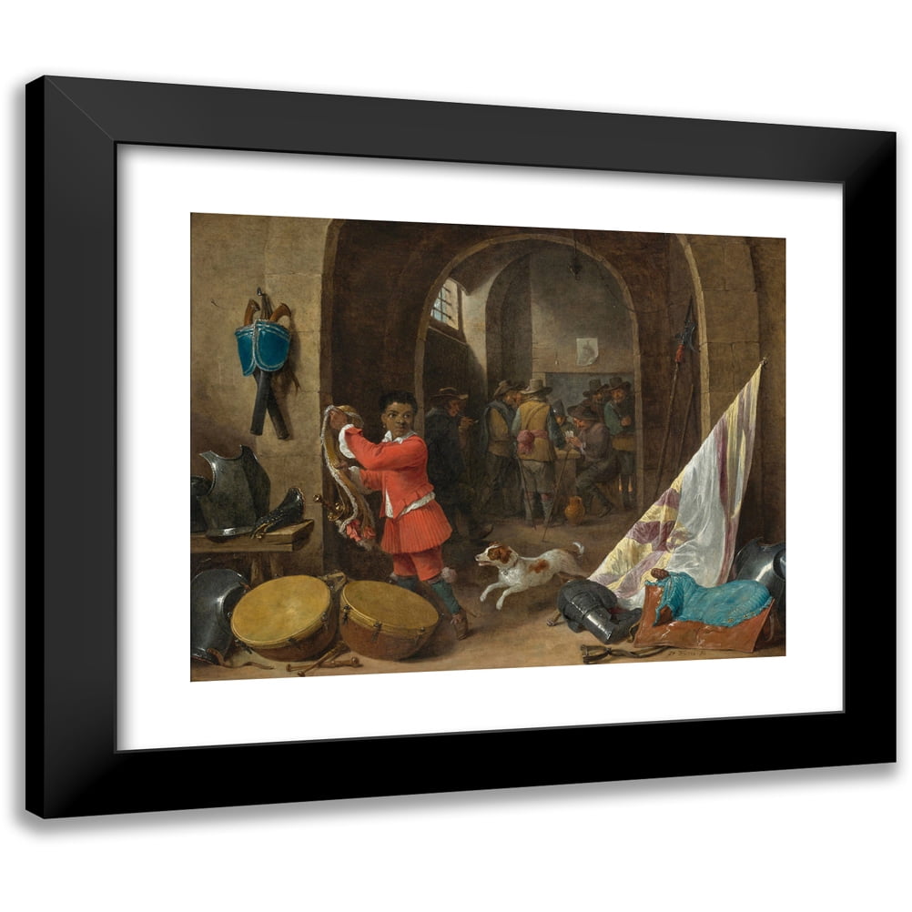David Teniers The Younger 24x20 Black Modern Framed Museum Art Print ...