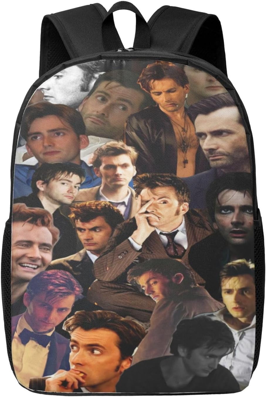 David Tennant Backpack Cute Character School Bookbag David Tennant Fans ...