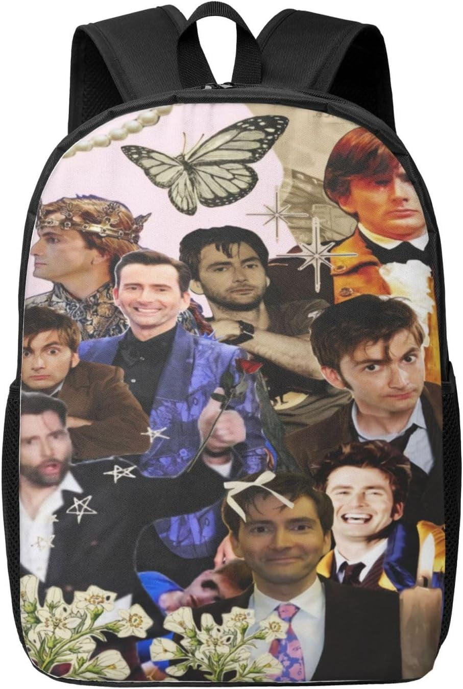 David Tennant Backpack Hiking Work Laptop Backpack Fan Merchandise Gift ...