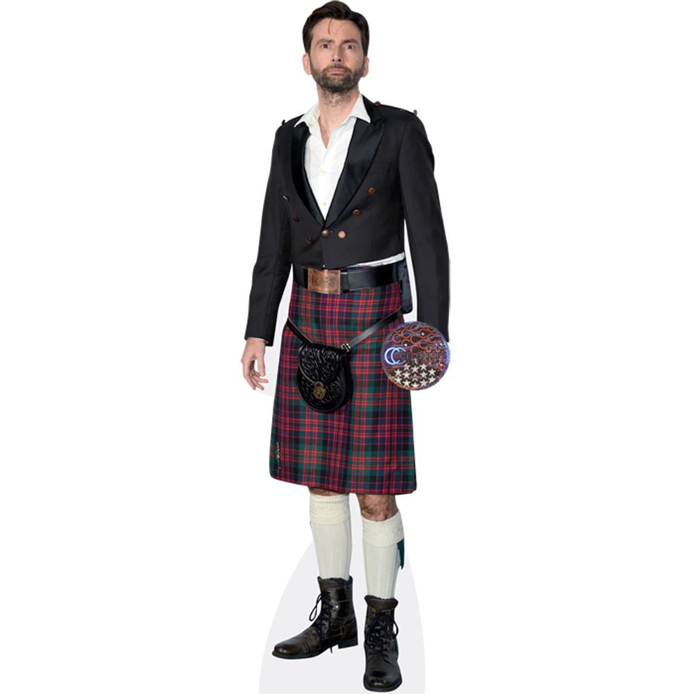 David Tennant (Red Kilt) Mini Cardboard Cutout Standee - Walmart.com