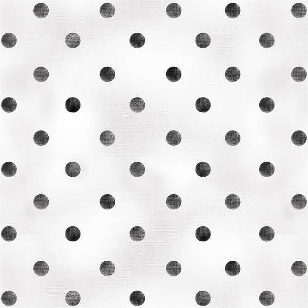 David Textiles 44" Cotton Textured Dots Fabric by the Yard, Black ...