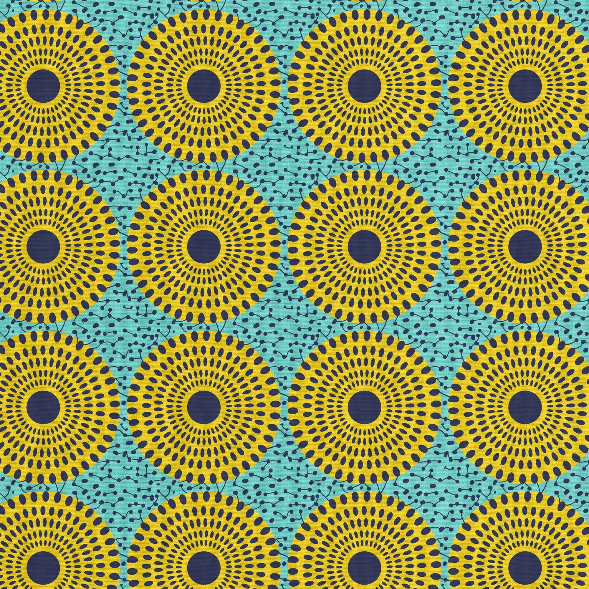 David Textiles 44" x 1 Yard Cotton African Wax 1 Precut Fabric ...