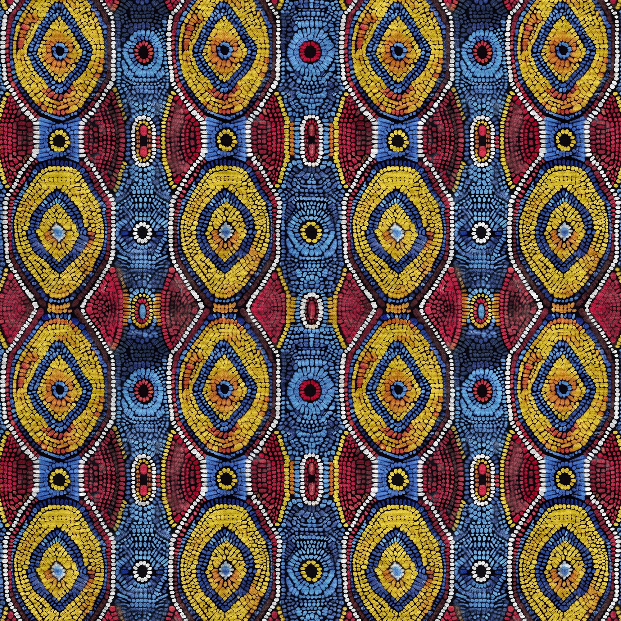David Textiles 44" x 1 Yard Cotton Masai Bead 2 Precut Fabric ...