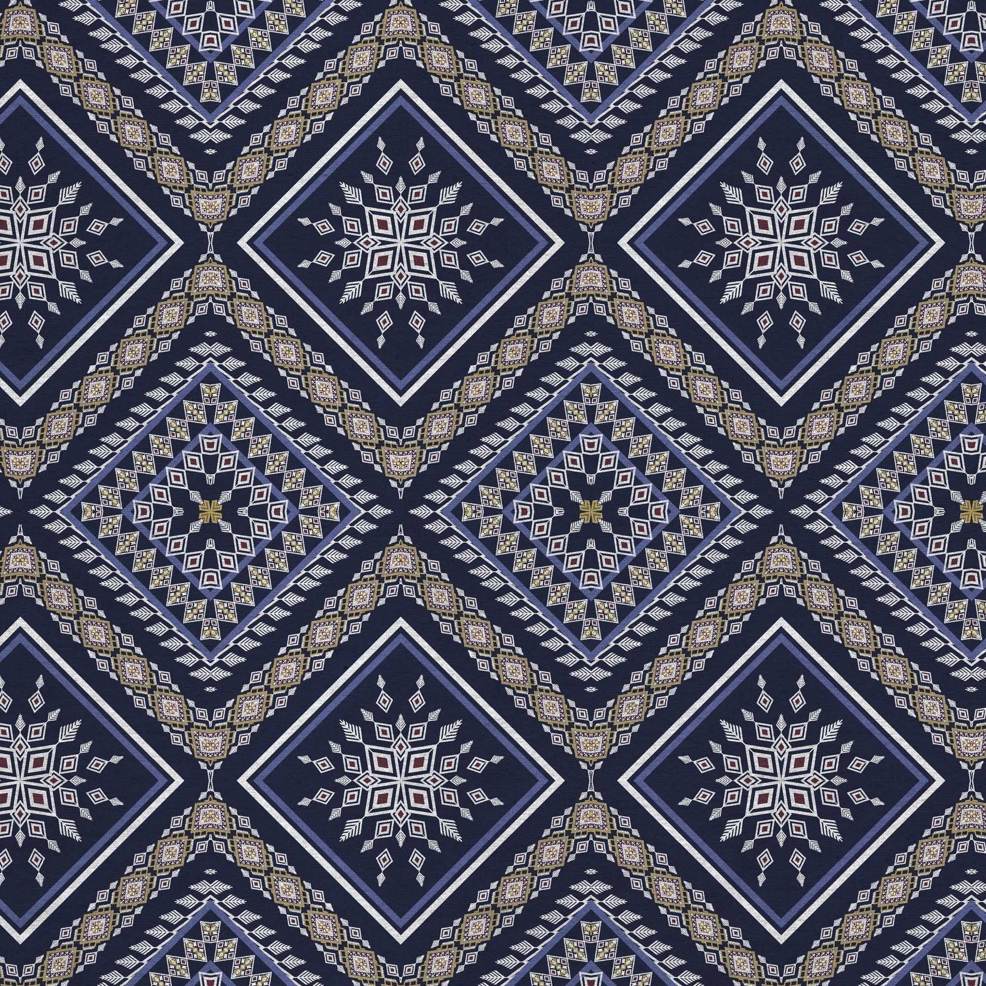 David Textiles 57" Chiffon Sun Diamonds Fabric By the Yard, Blue|Multi ...
