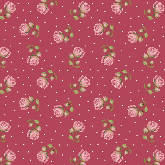 David Textiles Cotton 36 X 44 Wild Rose Collection Pre Cut Fabric 1