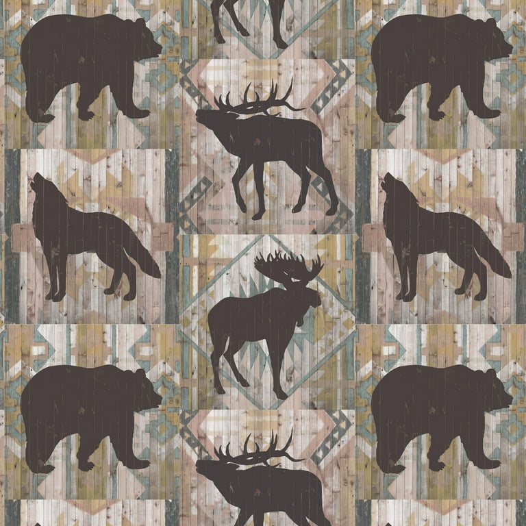 Moose Print Fabric