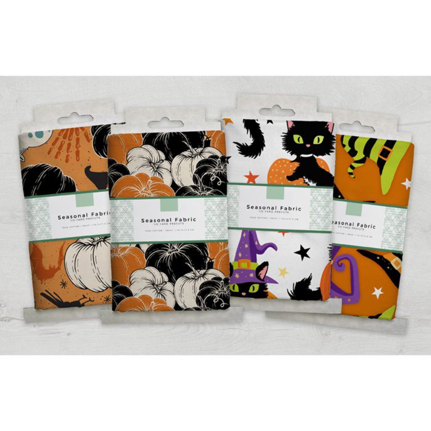 David Textiles Halloween 100% Cotton Precut Fabric Bundles - Walmart.com