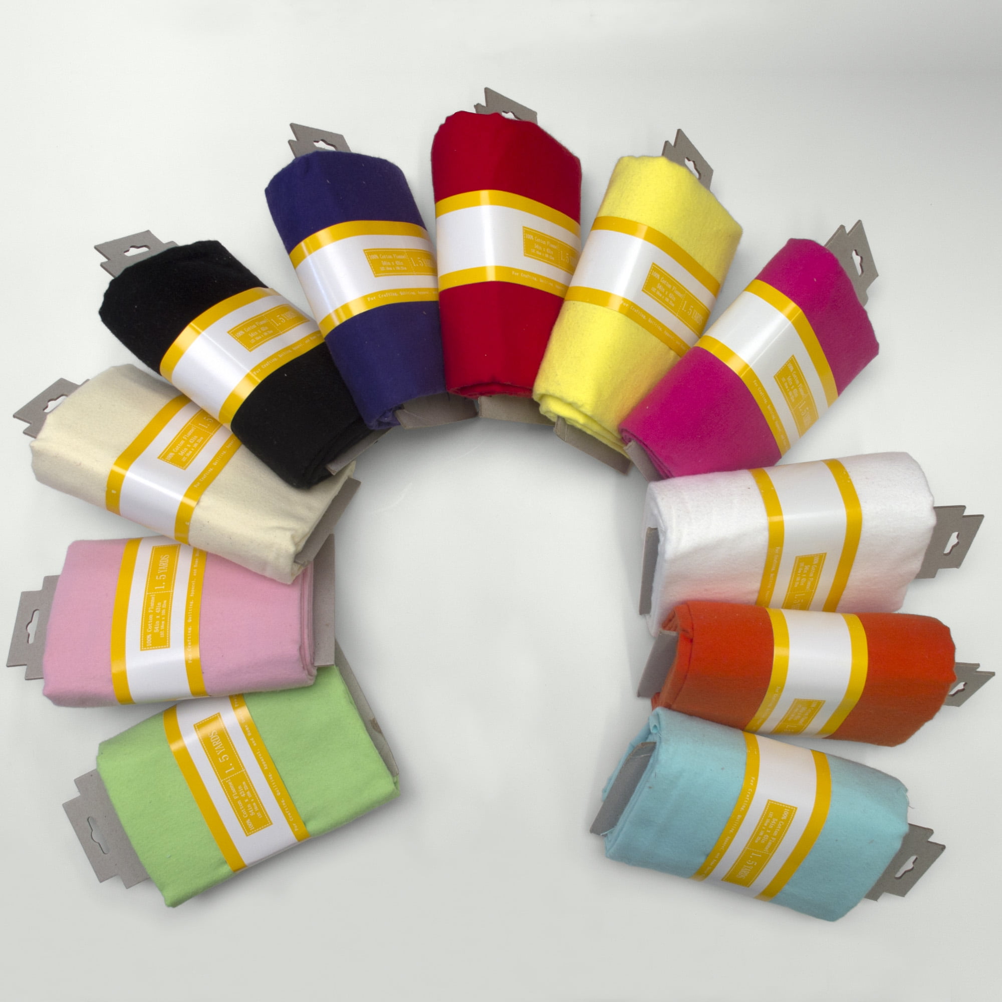 David Textiles, Inc. Flannel Solids 1.5 Yard Fabric Cut - Walmart.com