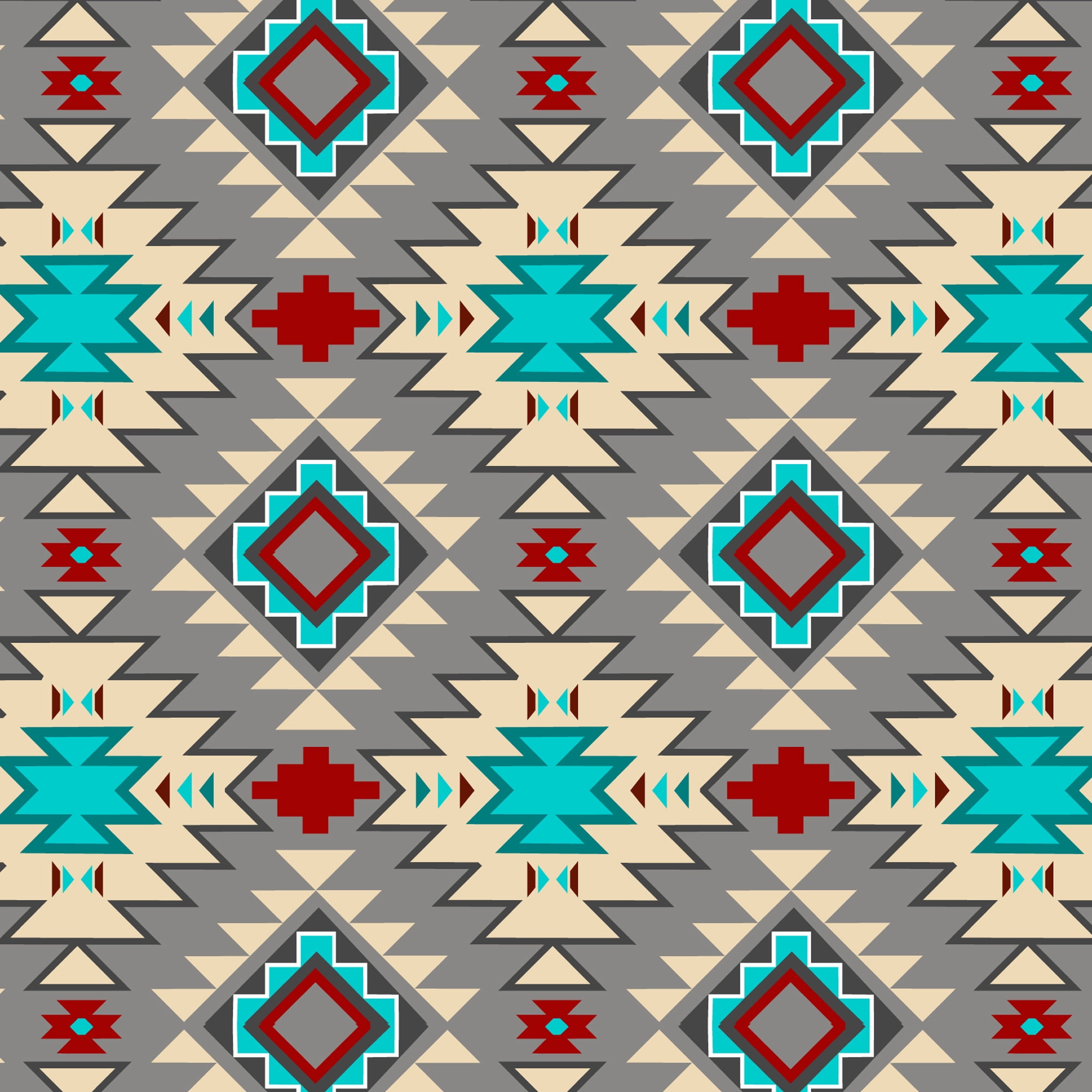 David Textiles Native Argyle Cotton 1 Yard Fabric Cut